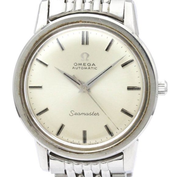Omega | Accessories | Vintage Omega Seamaster Cal 552 Steel Automatic Mens Watch 6503 Bf558804 ...
